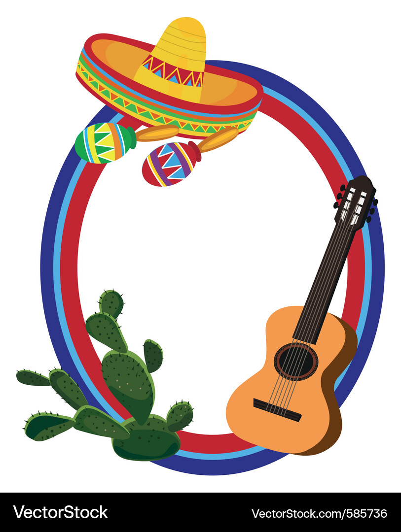 Mexican style Royalty Free Vector Image - VectorStock