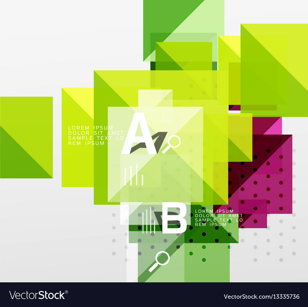 Square abstract background Royalty Free Vector Image