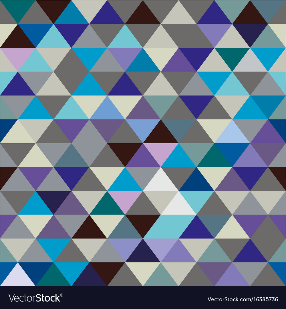 Triangle seamless texture Royalty Free Vector Image