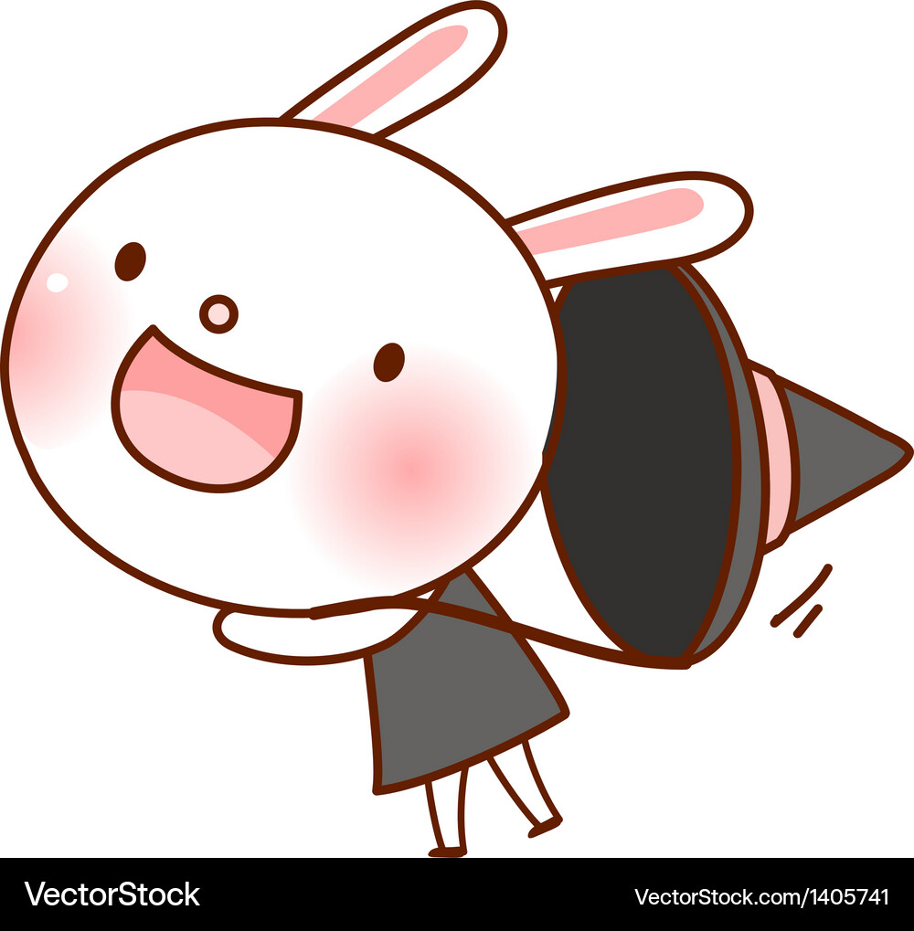 A view of mascot Royalty Free Vector Image - VectorStock