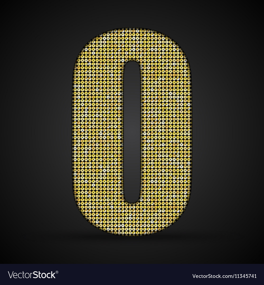 Gold sequins sings sequins alphabet eps 10 Vector Image Gold sequins sings sequins alphabet eps 10 Vector Image