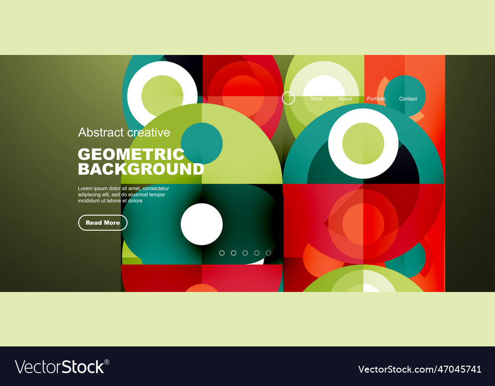 Simple circles and round elements pattern Vector Image