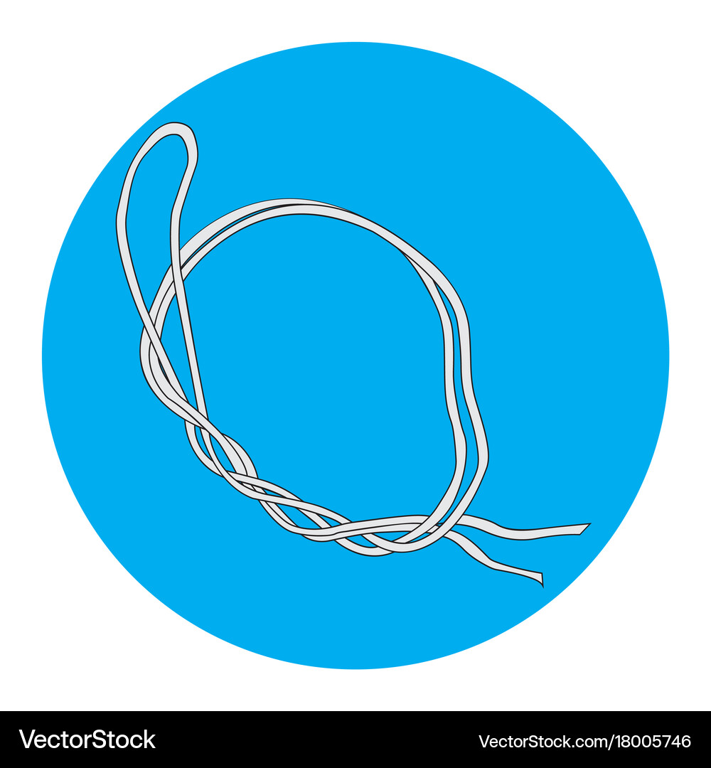 Image of a fishing loop Royalty Free Vector Image