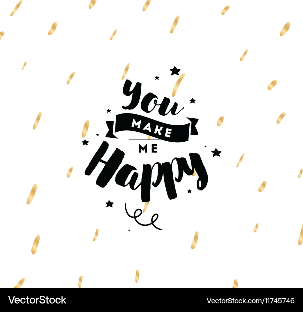 Typography for poster invitation greeting card Vector Image