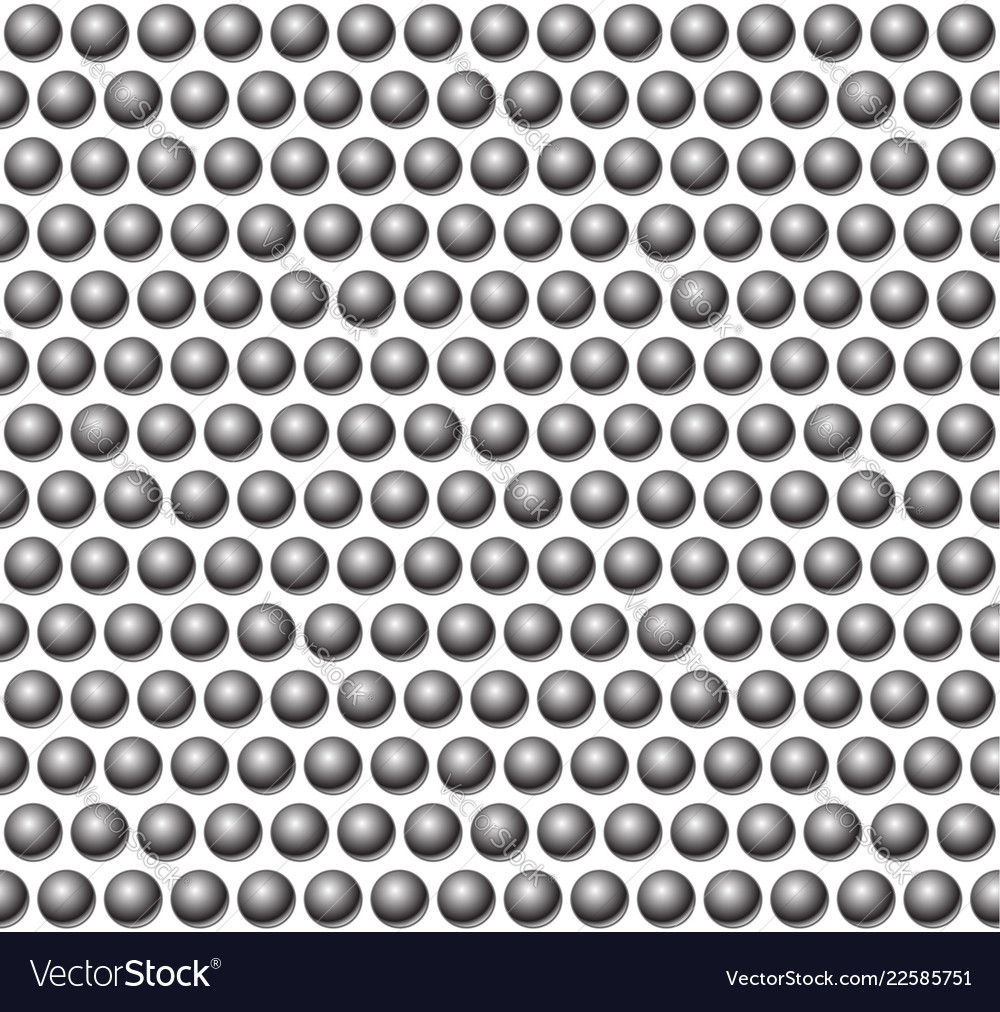 Beads studs or bolts pattern seamless pattern Vector Image