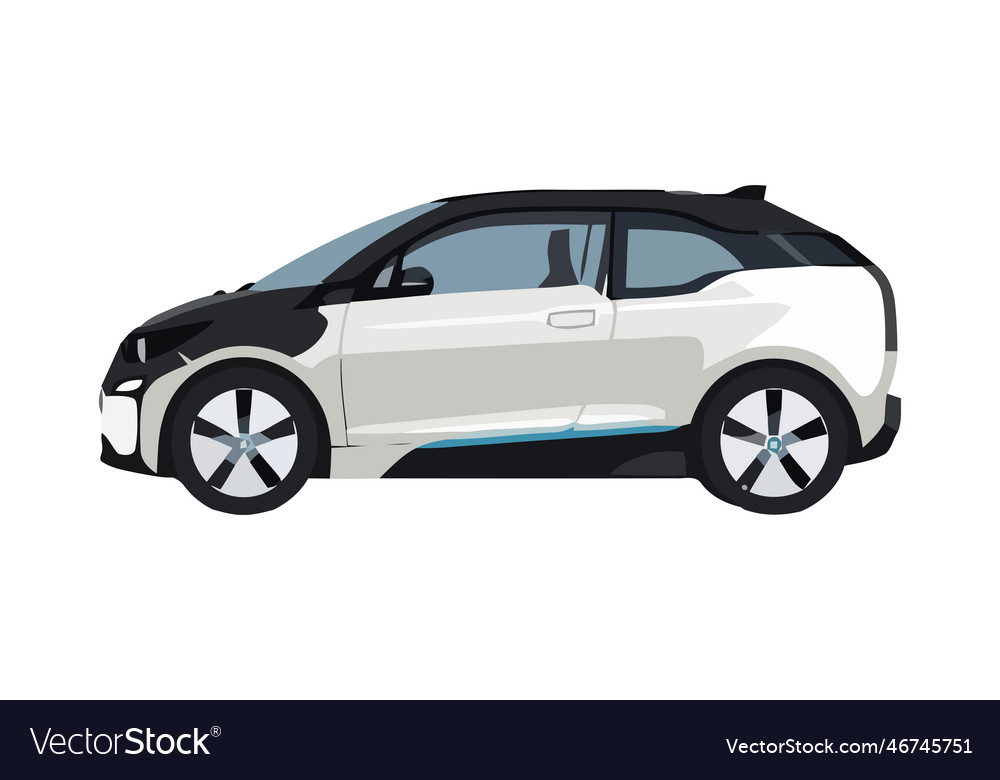 Modern sports car icon isolated Royalty Free Vector Image