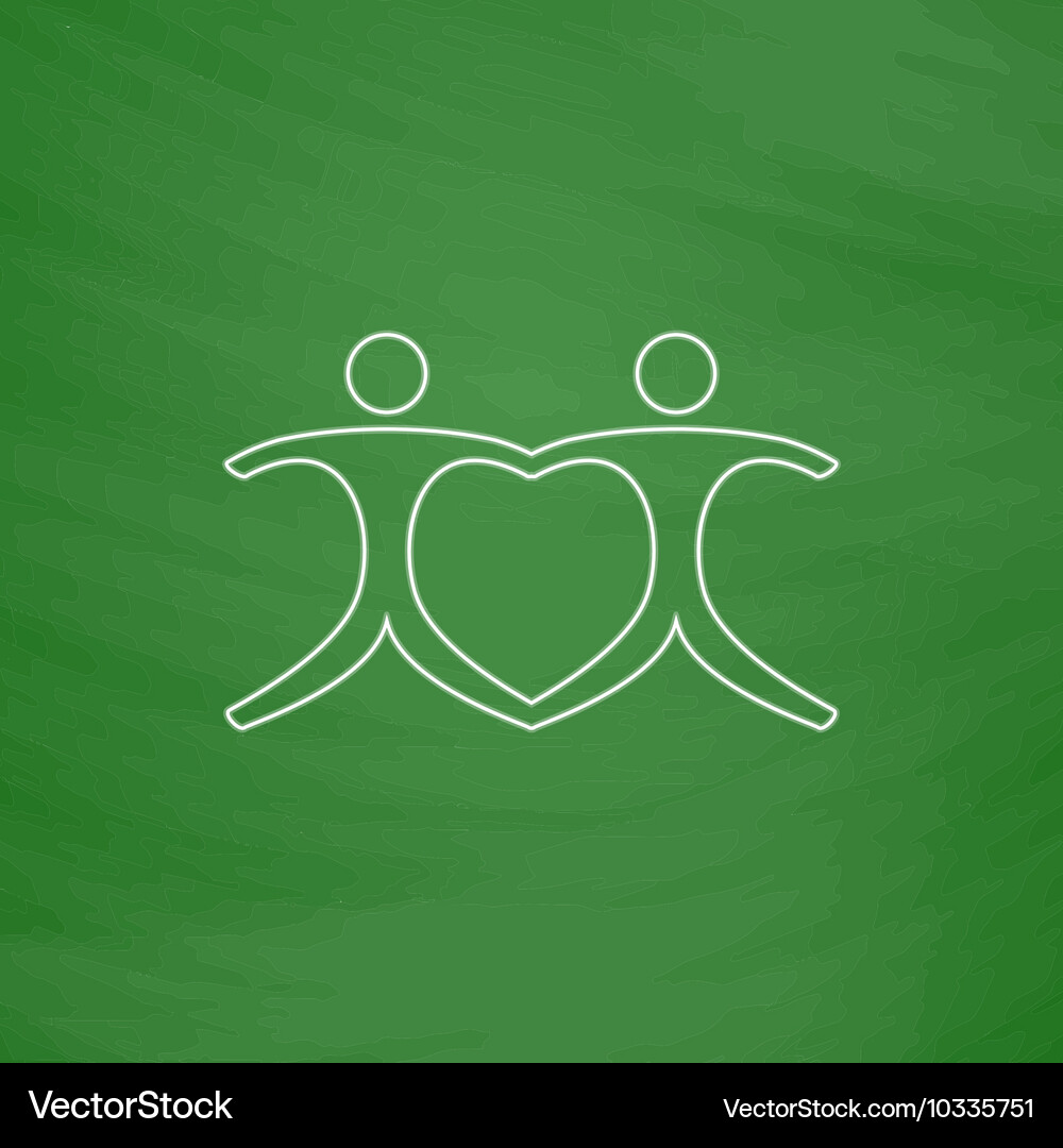 Pair computer symbol Royalty Free Vector Image
