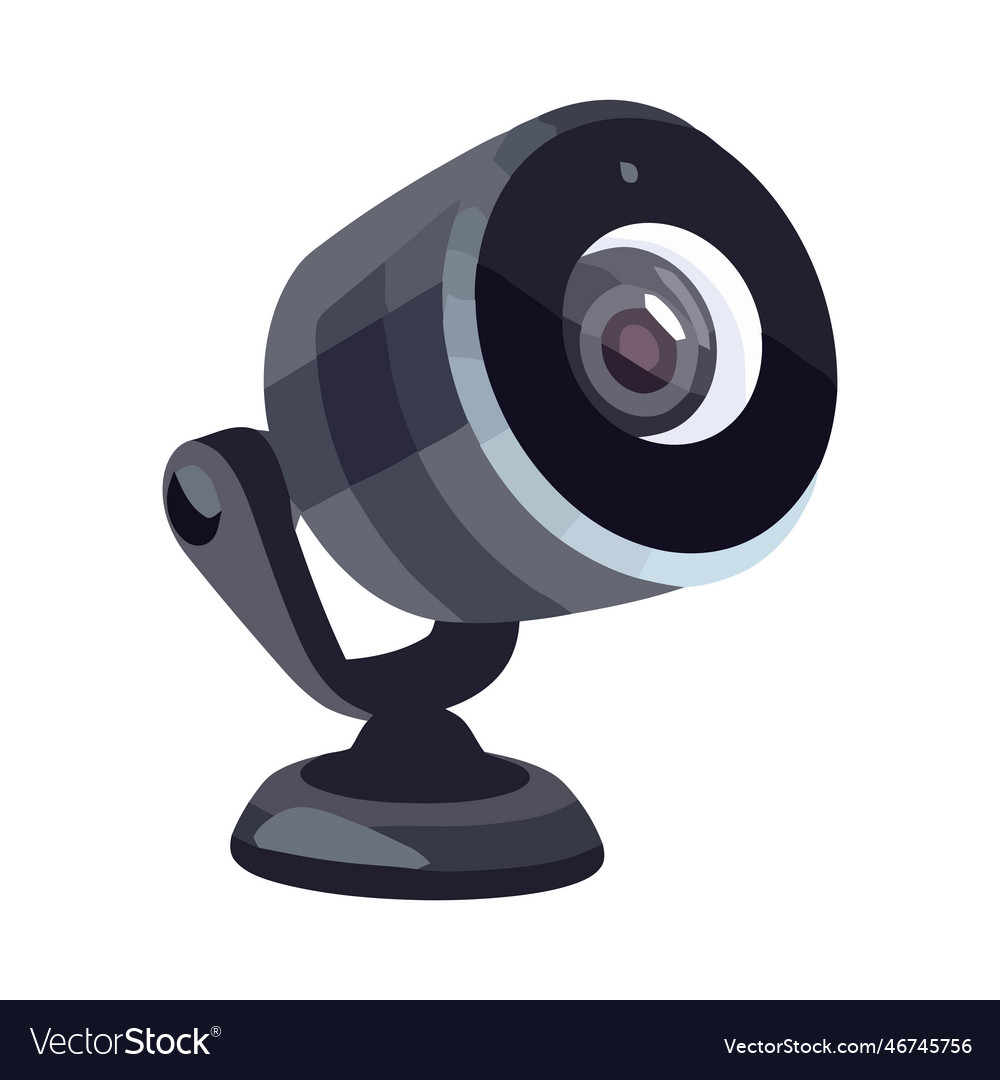 Camera security icon Royalty Free Vector Image