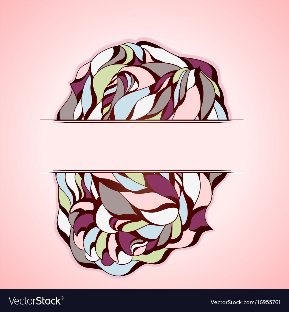 Abstract colorful frame Royalty Free Vector Image