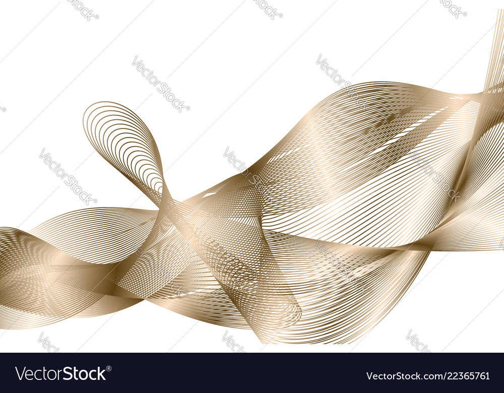 Abstract wave lines Royalty Free Vector Image - VectorStock