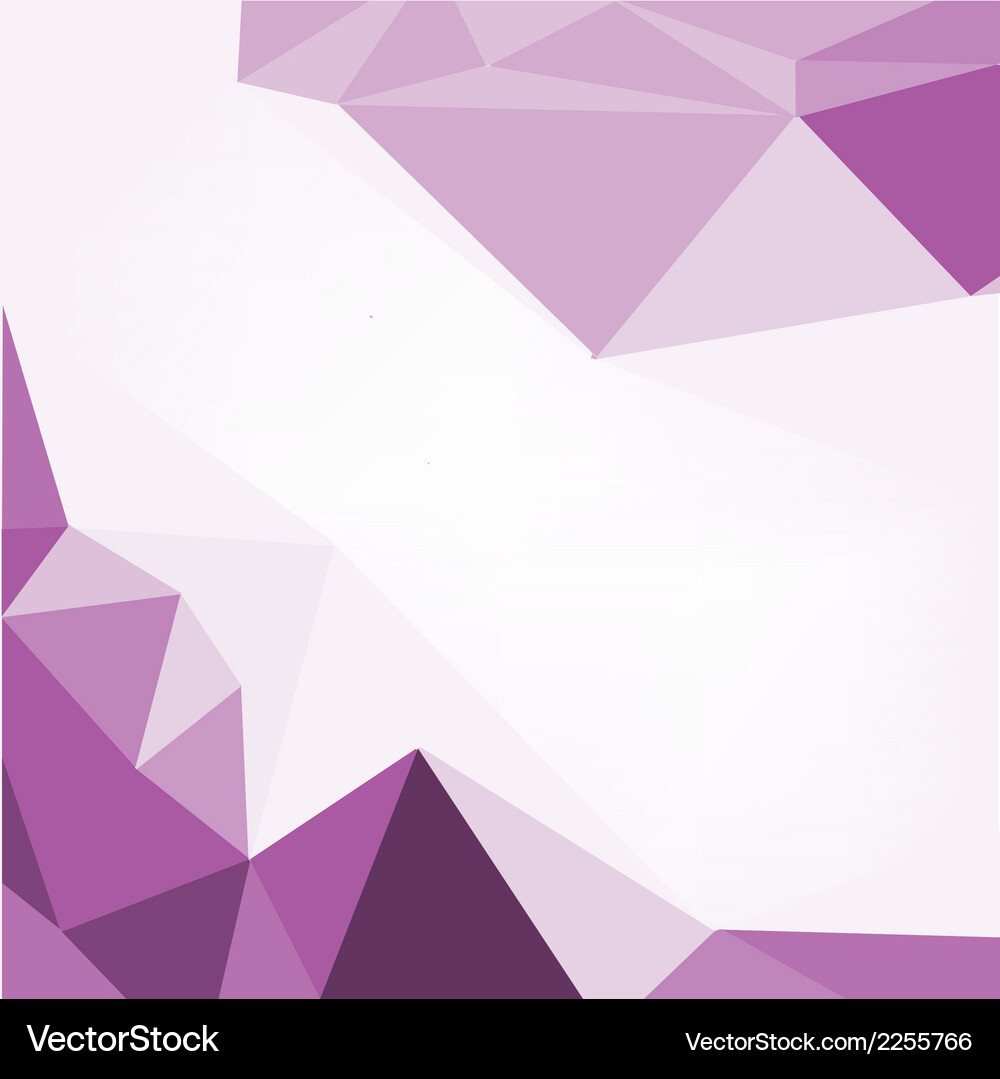Polygonal purple abstract geometrical Royalty Free Vector