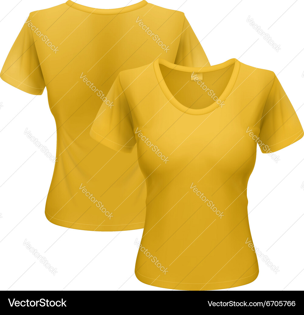 Woman t-shirt Royalty Free Vector Image - VectorStock