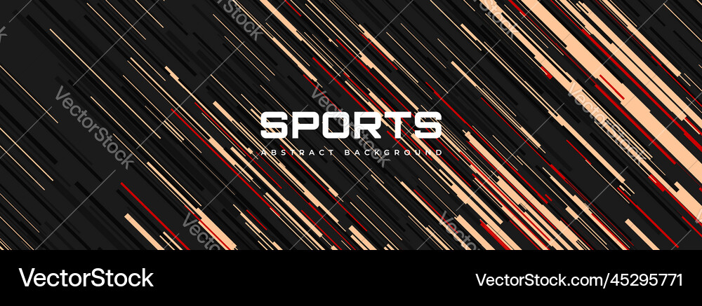 Abstract modern sport banner design with diagonal Vector Image