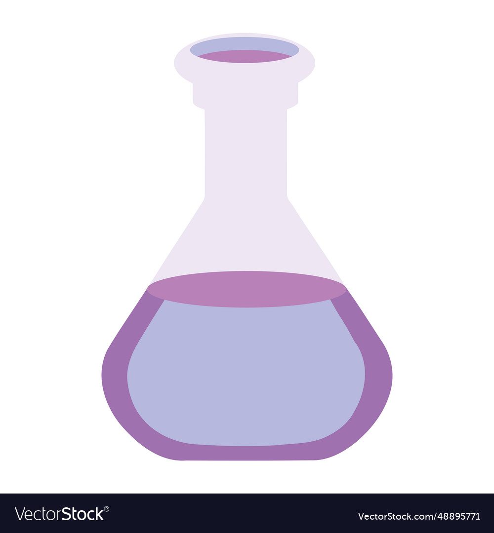 Laboratory analysis bottle Royalty Free Vector Image