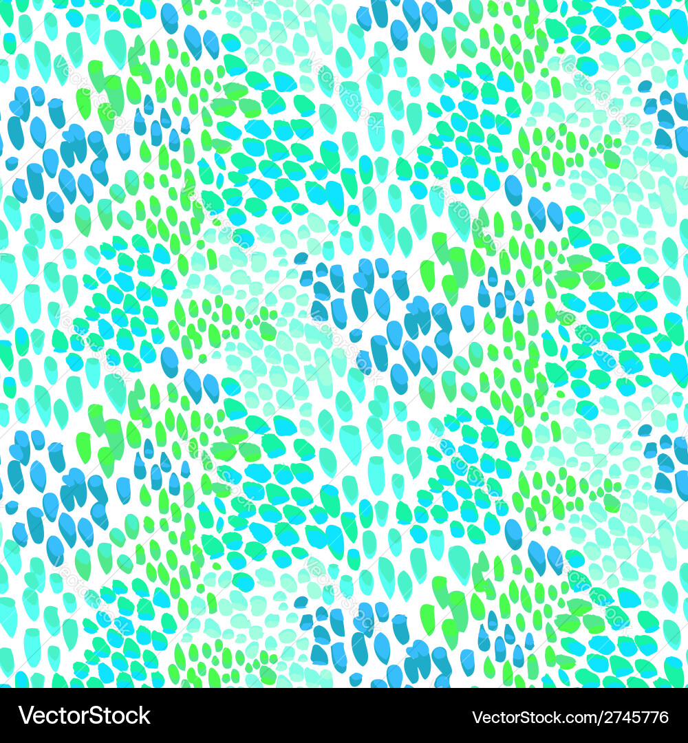 Animal pattern inspired by tropical fish skin Vector Image