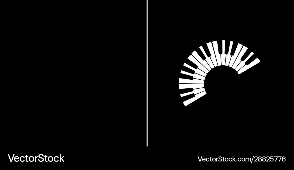 Keyboard piano musical instrument design Vector Image