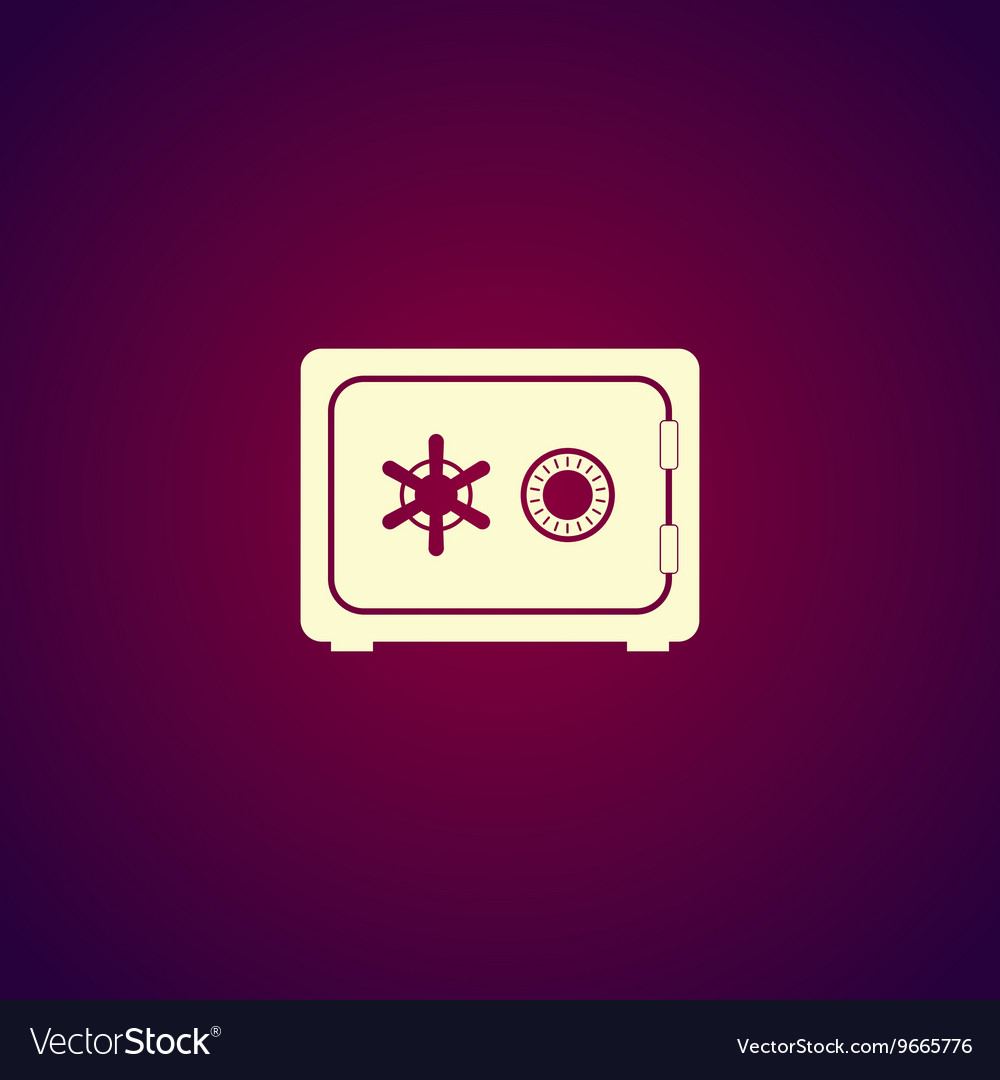 Safe icon Royalty Free Vector Image - VectorStock