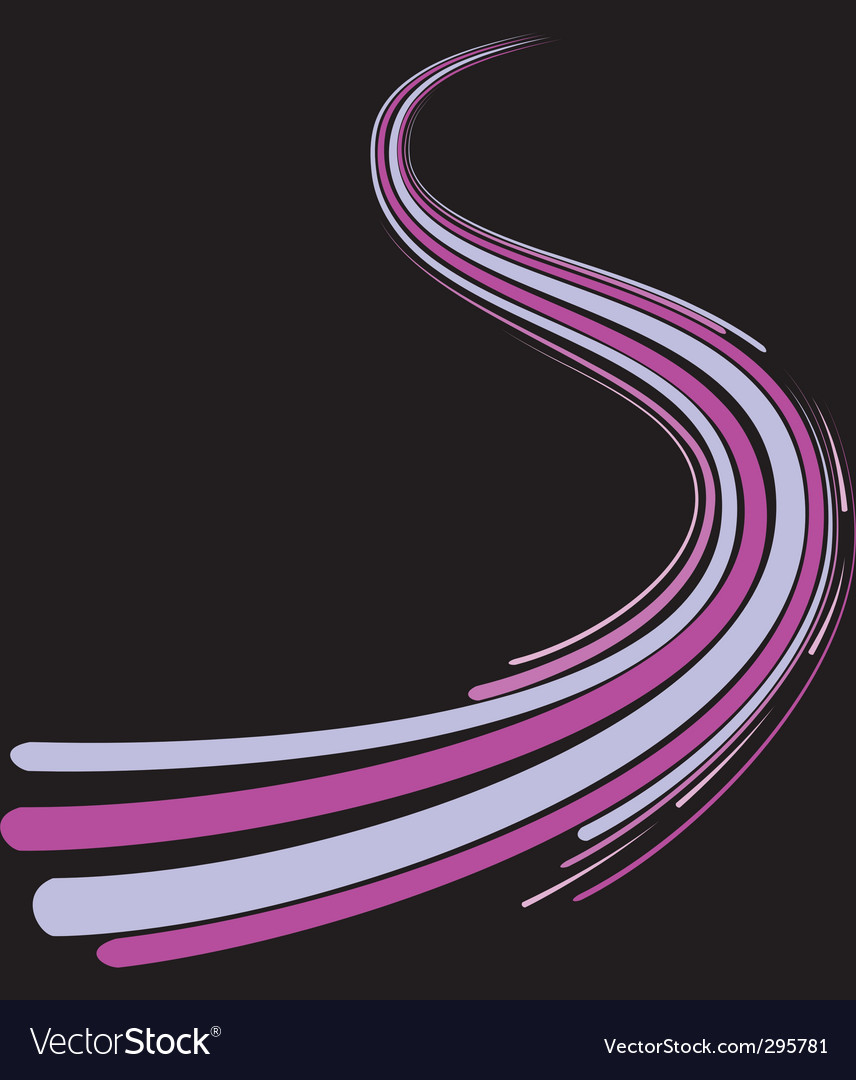 Bent lines background Royalty Free Vector Image