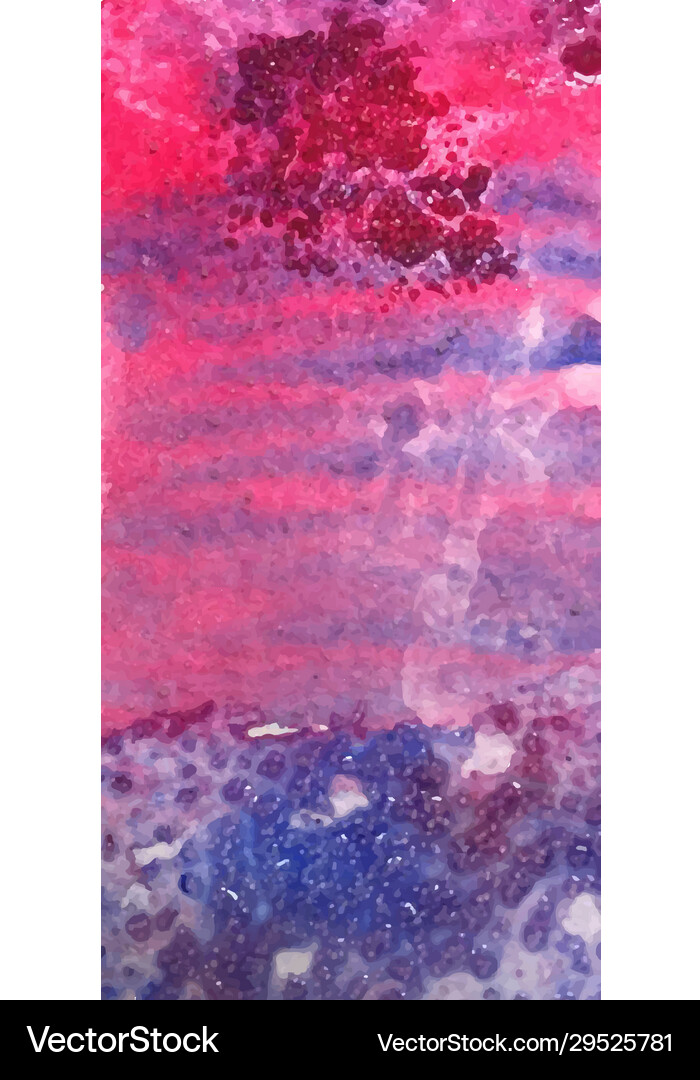 Detailed background with watercolor texture Vector Image