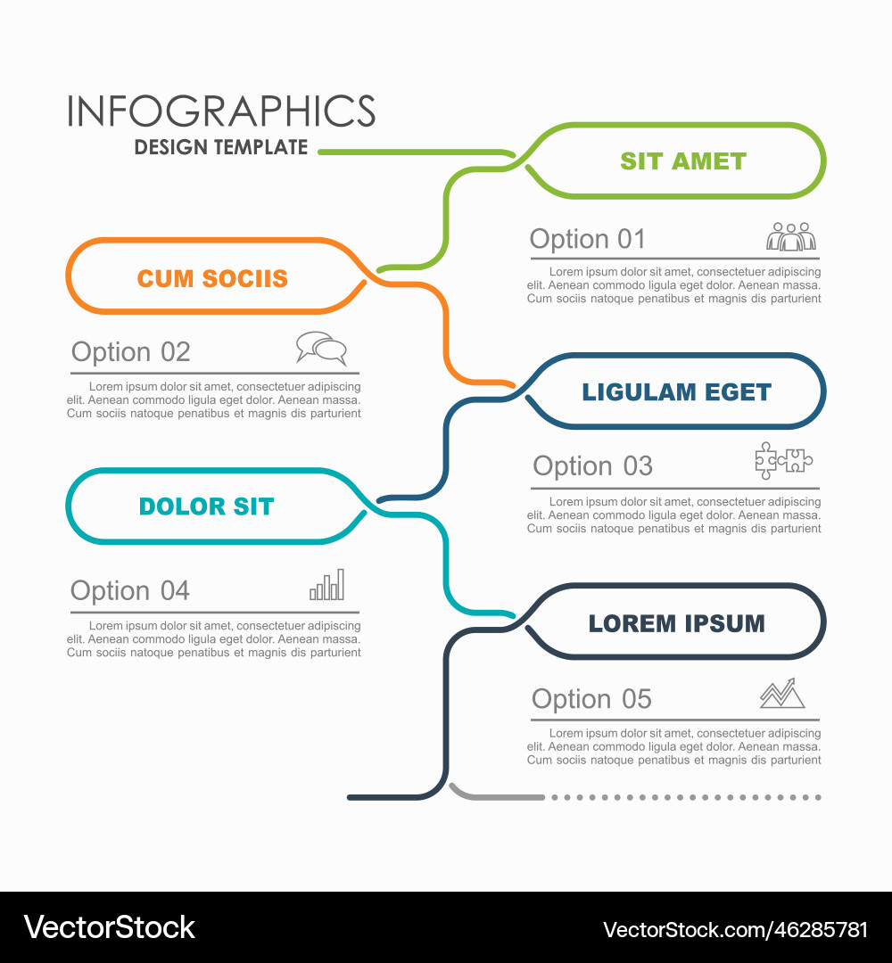 Infographic design template with place for your Vector Image