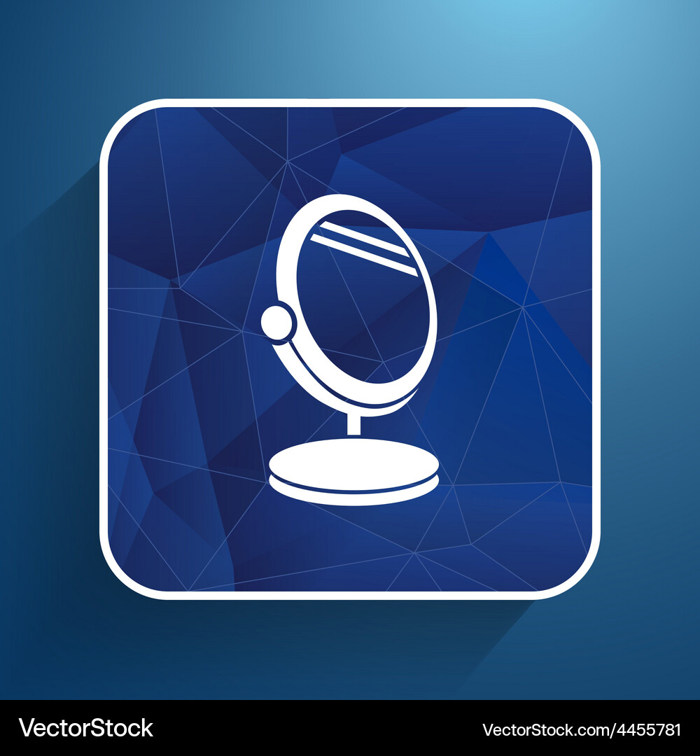Mirror icon isolated view sign symbol Royalty Free Vector