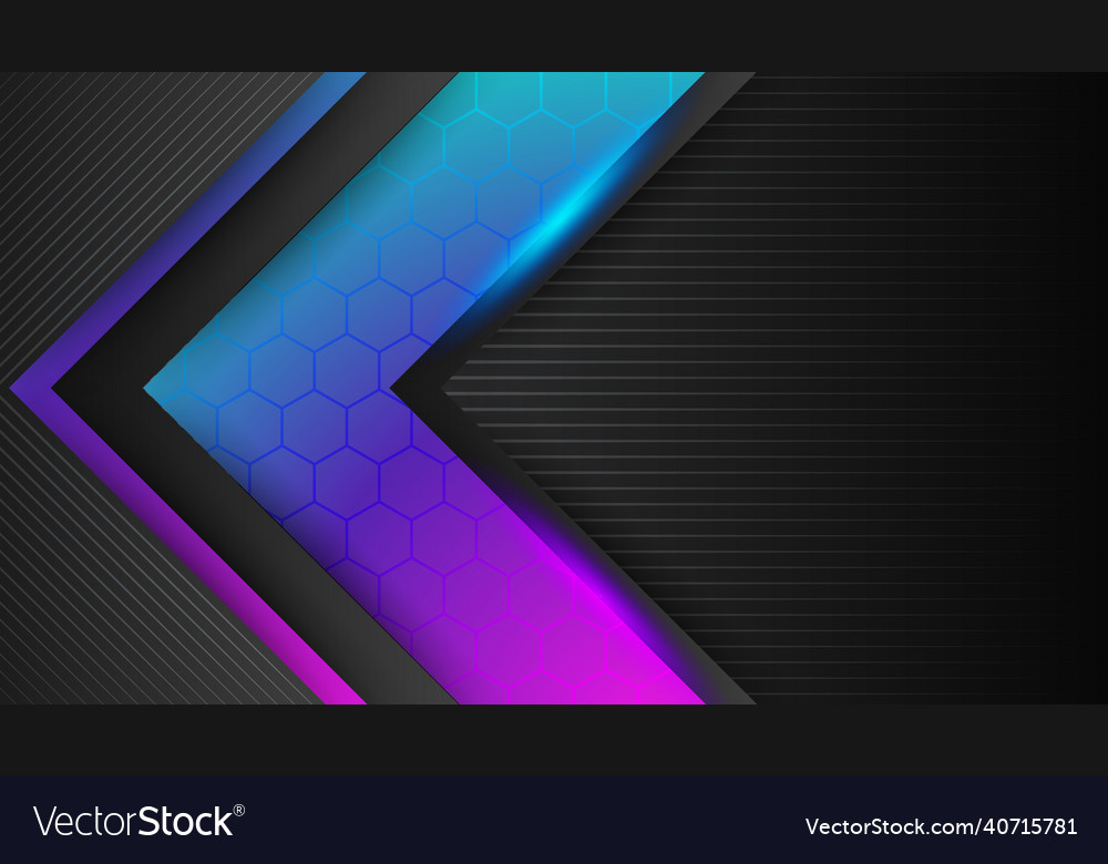 Modern blue purple vibrant gradient abstract Vector Image