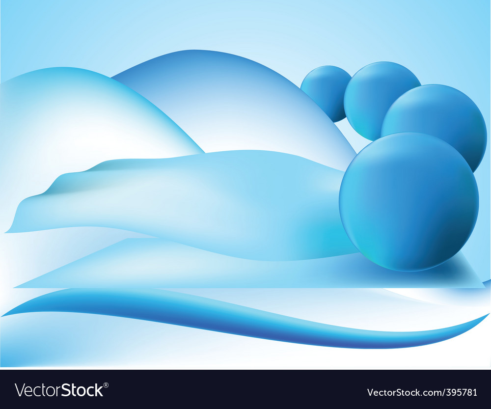 Perspective balls Royalty Free Vector Image - VectorStock