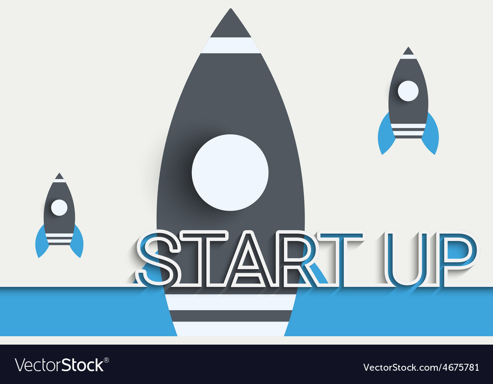 Start up Royalty Free Vector Image - VectorStock