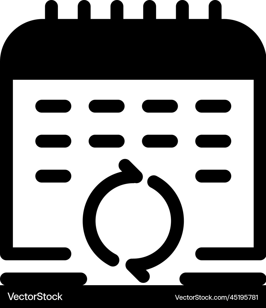 Time and calendar icon suitable for a wide range Vector Image