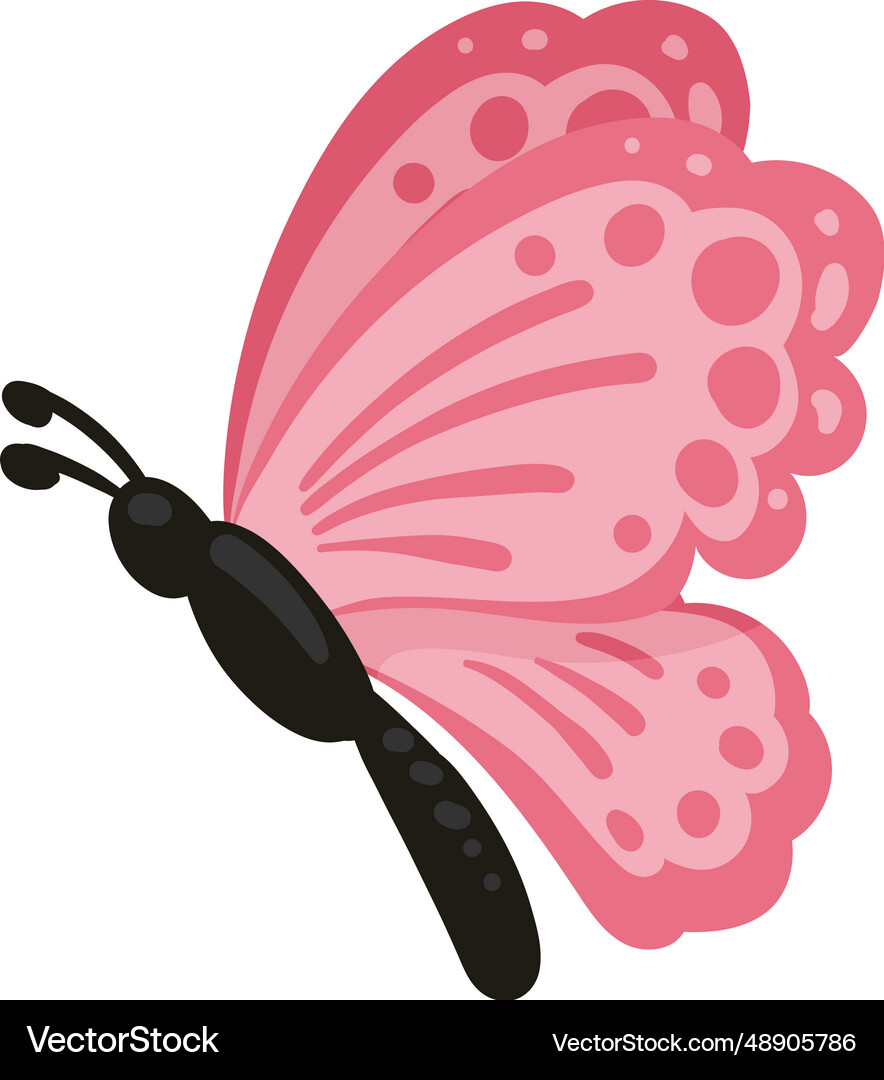 Cute Pink Butterfly Clip Art Pink Transparent Frame With Butterflies