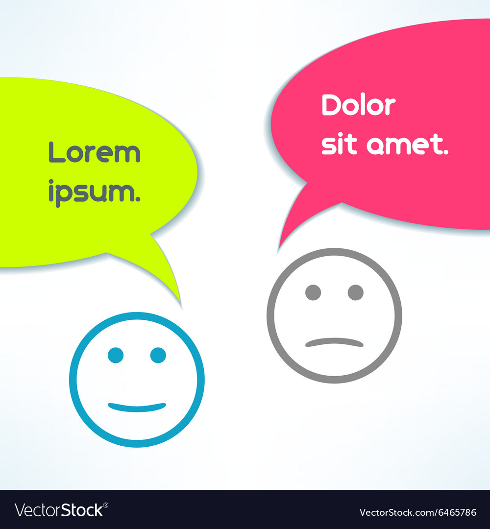 Conversation background with faces Royalty Free Vector Image