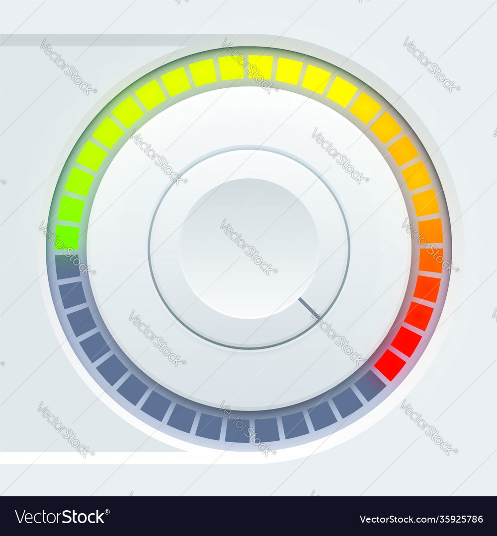 Media user interface design Royalty Free Vector Image