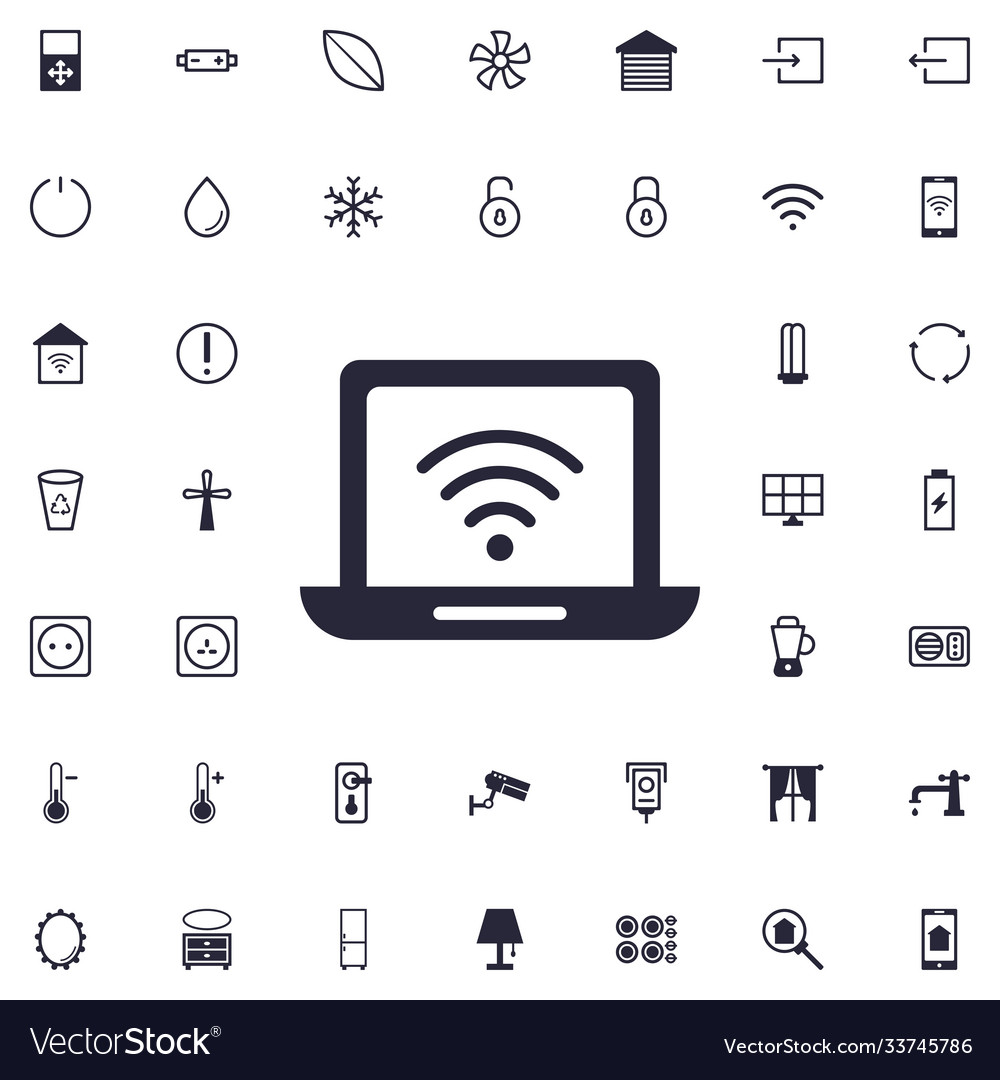 Wireless icon Royalty Free Vector Image - VectorStock