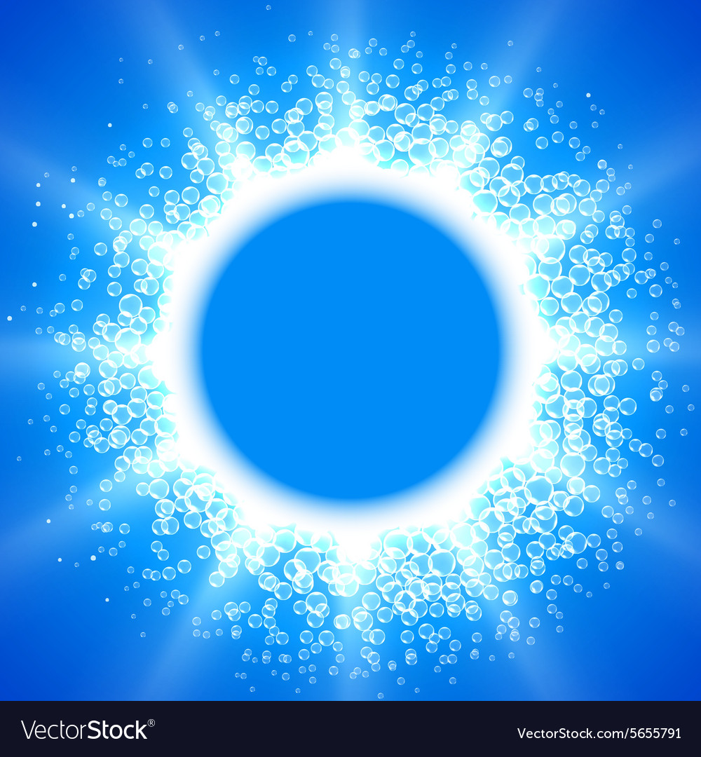 Blue bubble Royalty Free Vector Image - VectorStock
