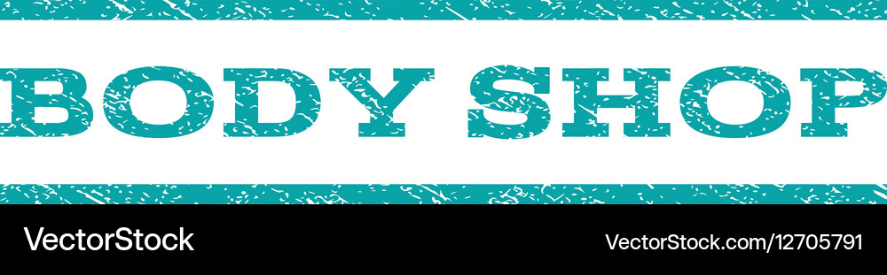 Body shop watermark stamp Royalty Free Vector Image