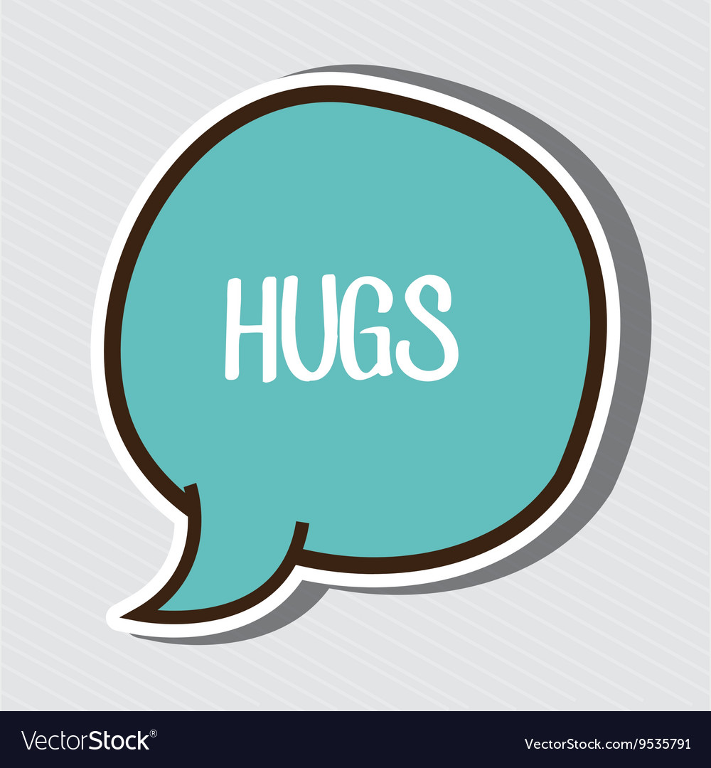 Bubble text message design Royalty Free Vector Image