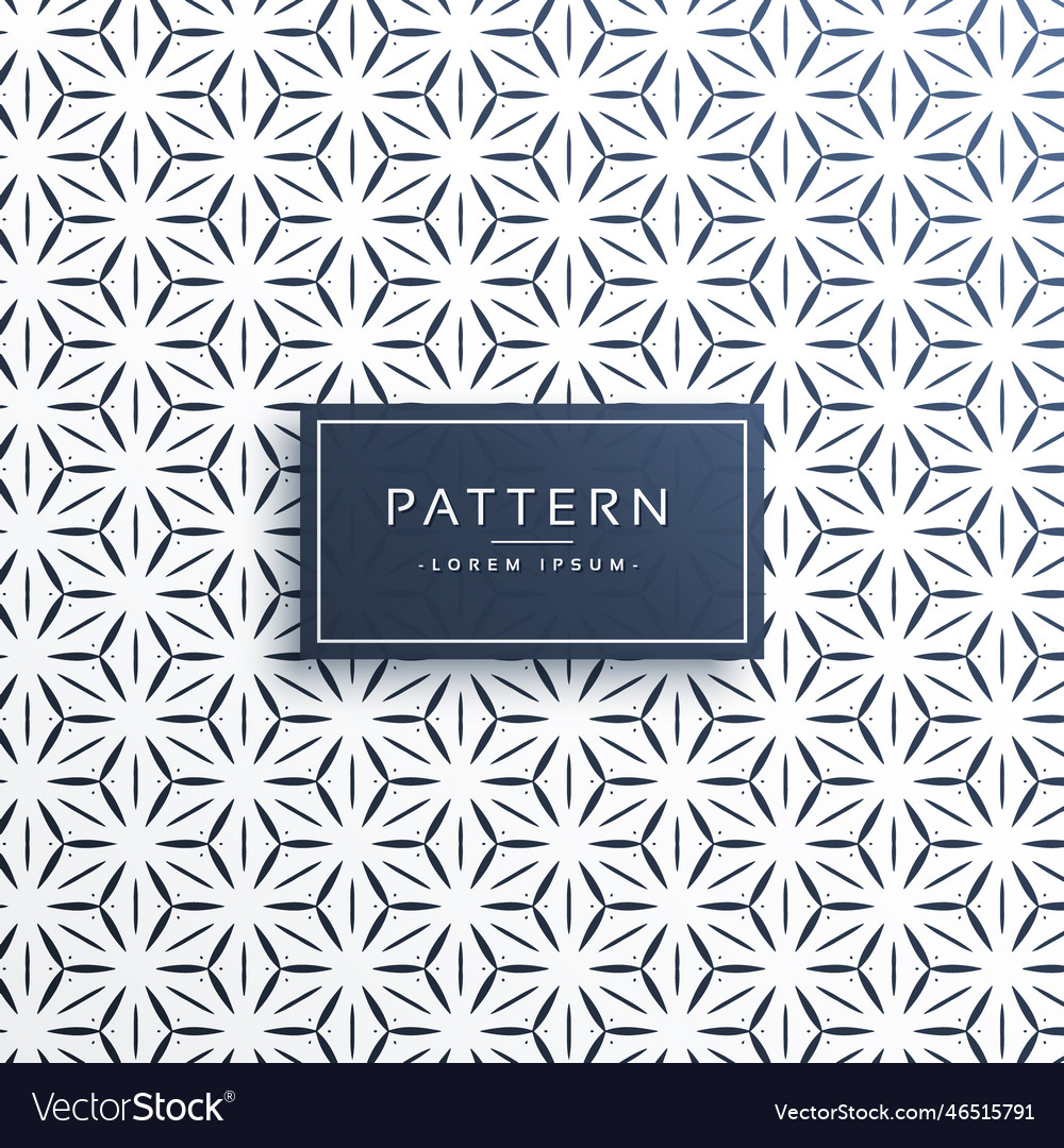 Clean minimal geometric pattern background Vector Image