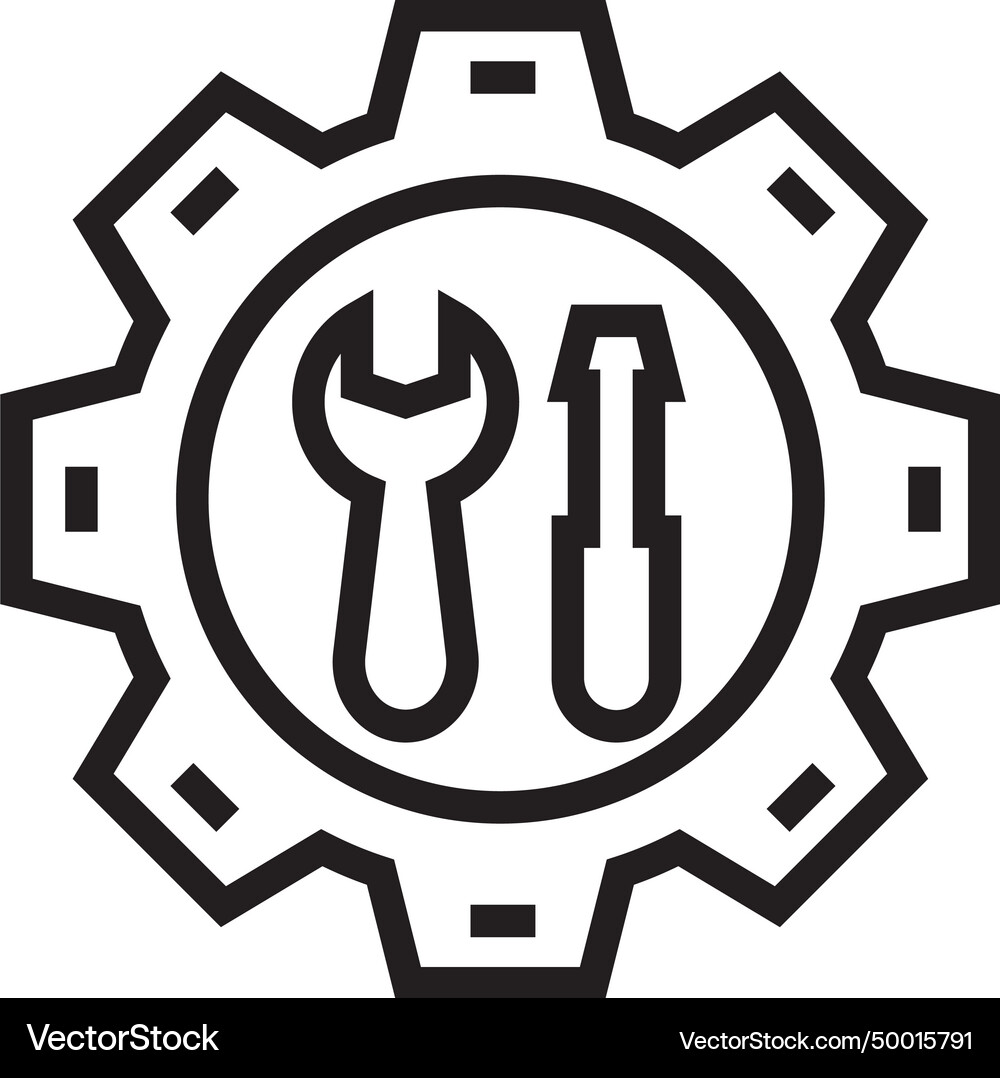 Settings icon Royalty Free Vector Image - VectorStock