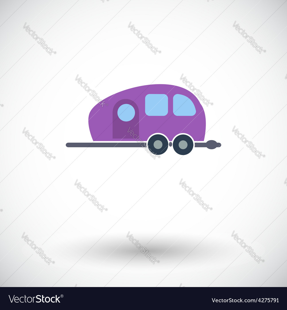Trailer Royalty Free Vector Image - VectorStock