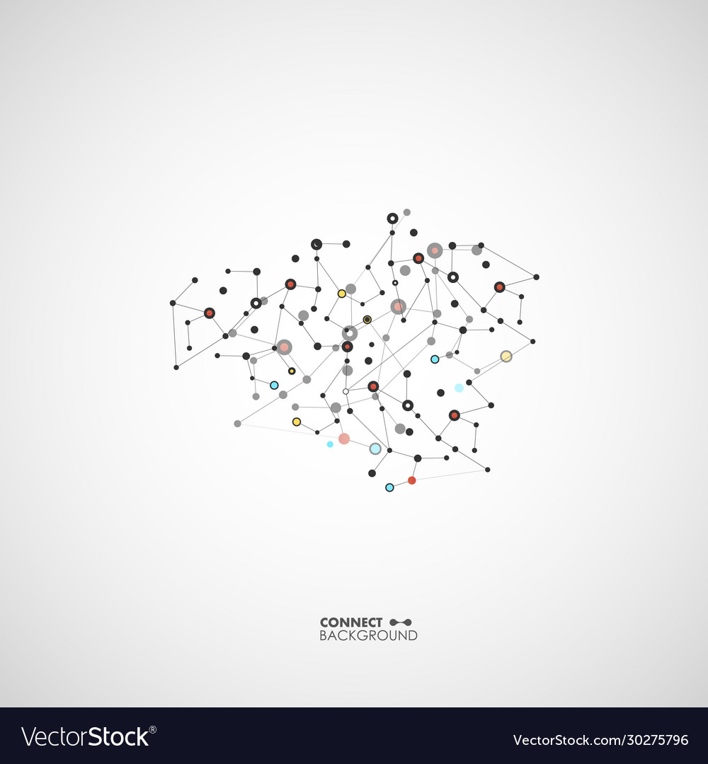 Molecules network Royalty Free Vector Image - VectorStock