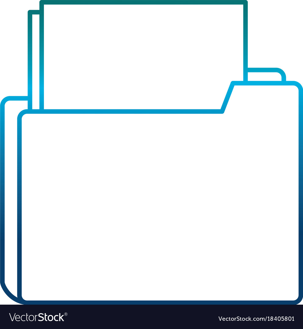 Document folder icon Royalty Free Vector Image