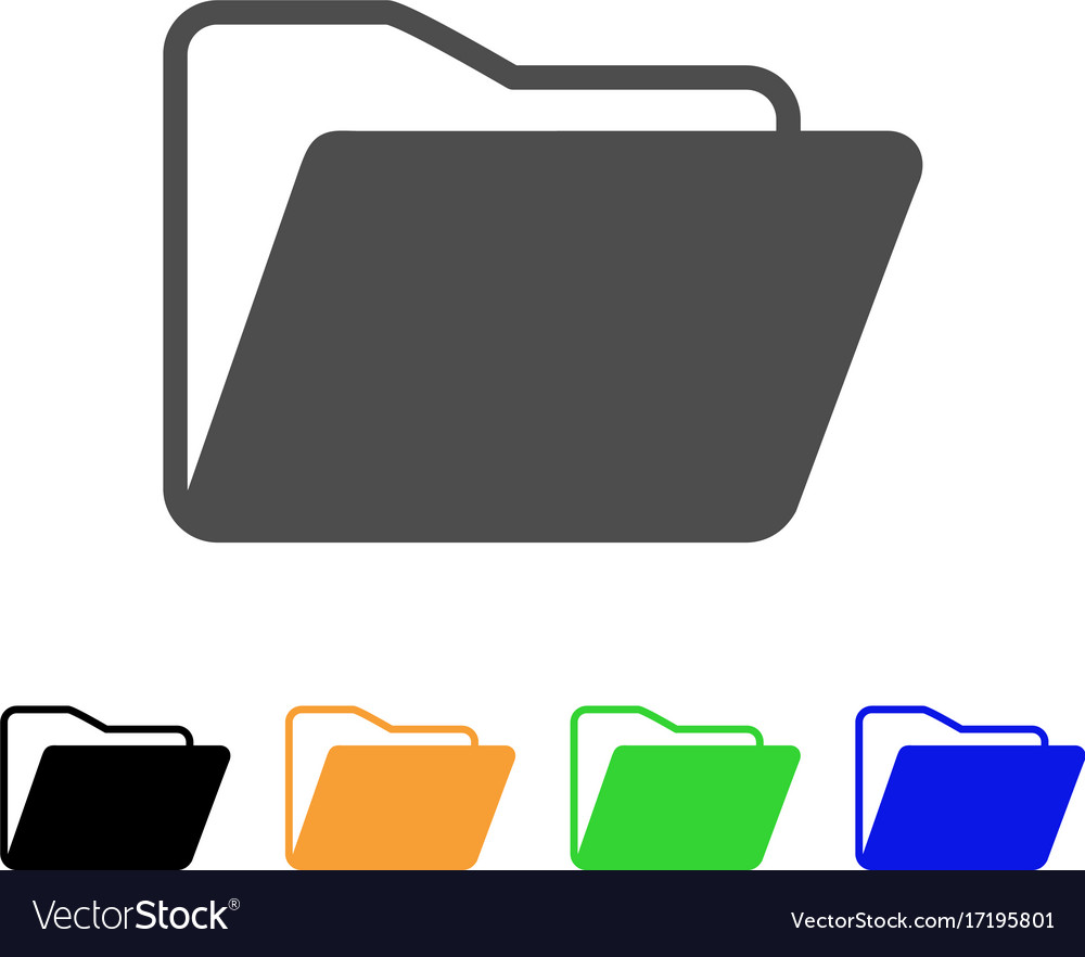 Folder Icon Royalty Free Vector Image - VectorStock