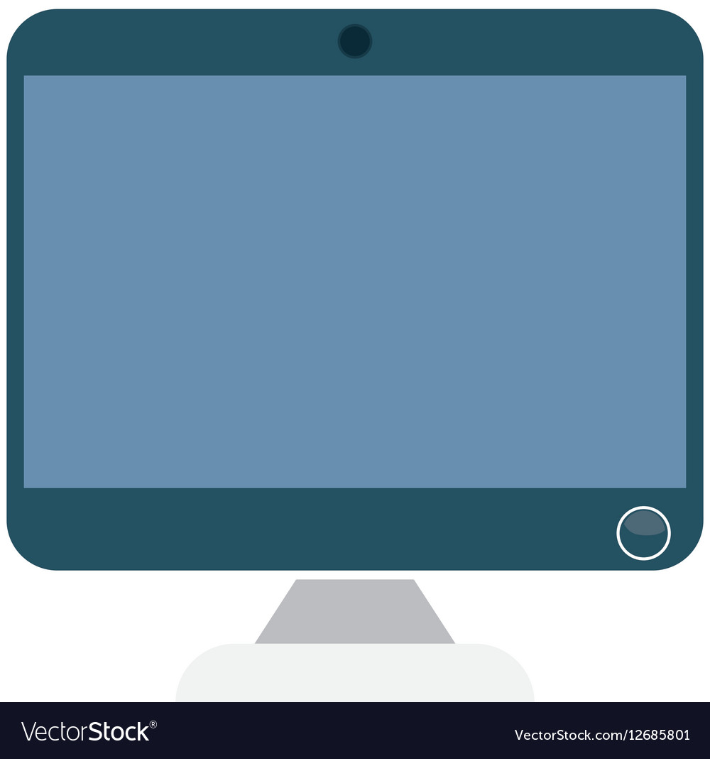 Modern computer screen Royalty Free Vector Image
