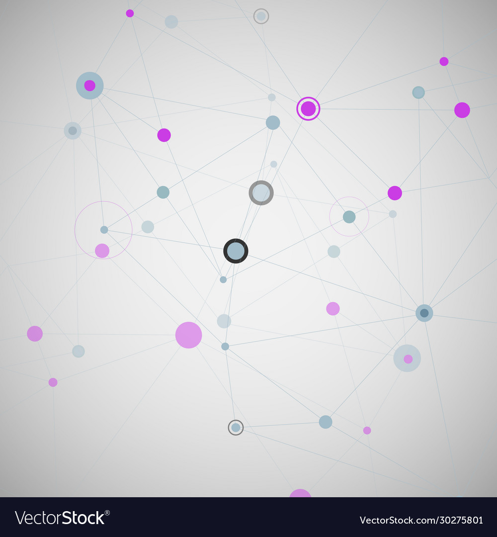 Network and connection background for your Vector Image