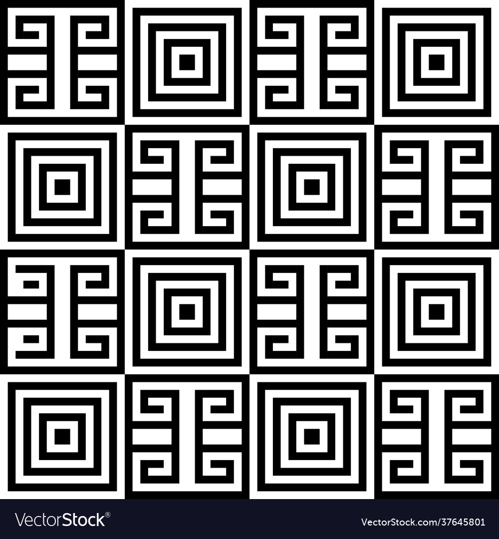 Simple geometric abstract seamless pattern Vector Image