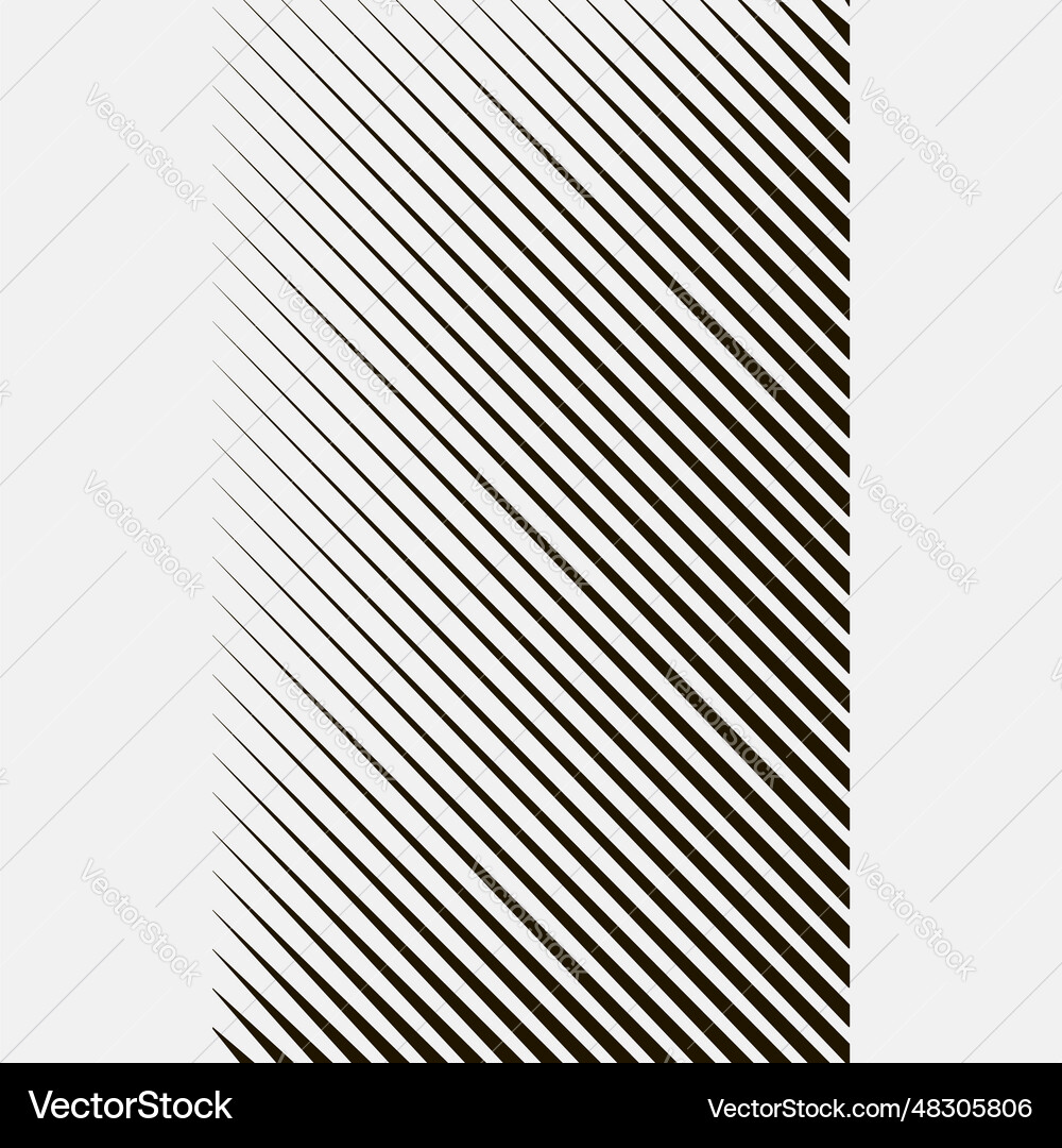Black and white background with slanted lines Vector Image