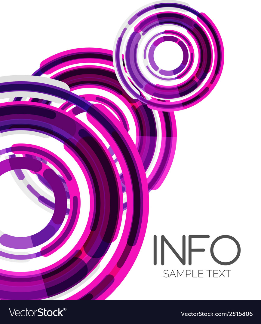 Futuristic design elements hi-tech layout Vector Image