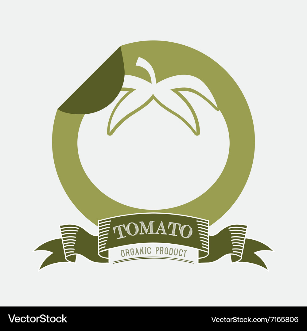 Organic and fresh product design Royalty Free Vector Image