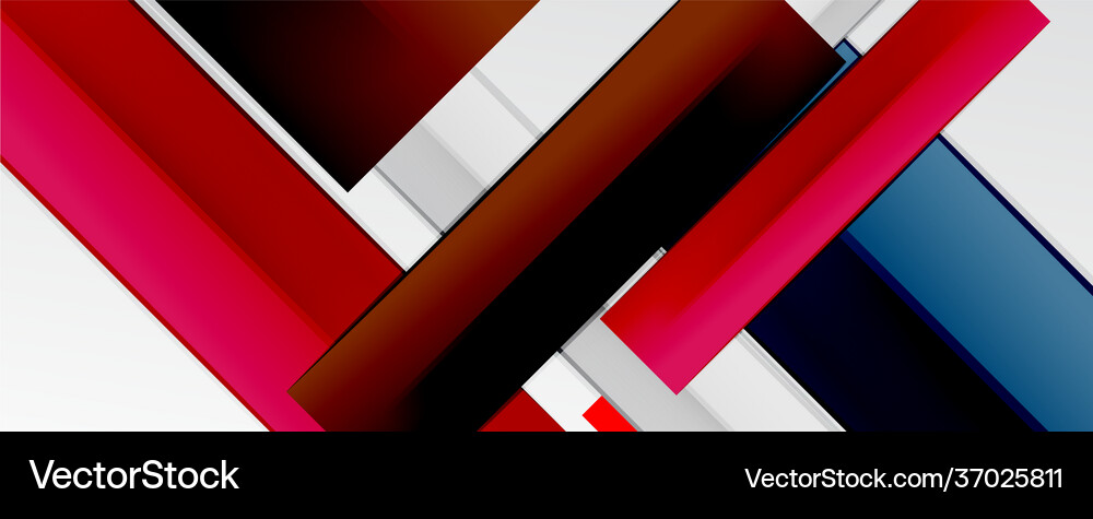 Color abstract lines trendy geometric background Vector Image