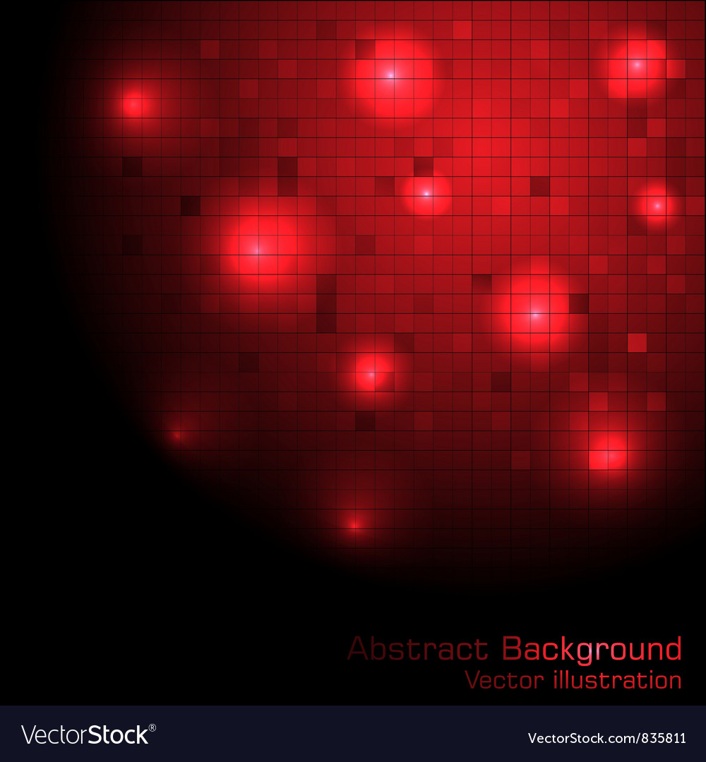 Red tech background Royalty Free Vector Image - VectorStock